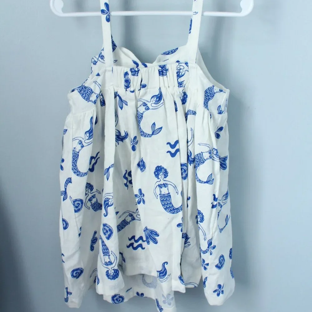Old Navy | Dresses | Old Navy Size 4t Mermaid Print Dress Blue | Poshmark